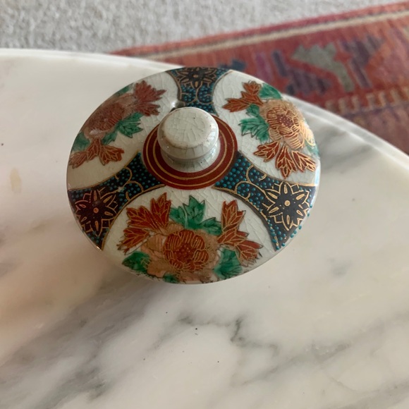 Vintage | Accents | Antique Satsuma Raised Relief Porcelain Rice Dish ...